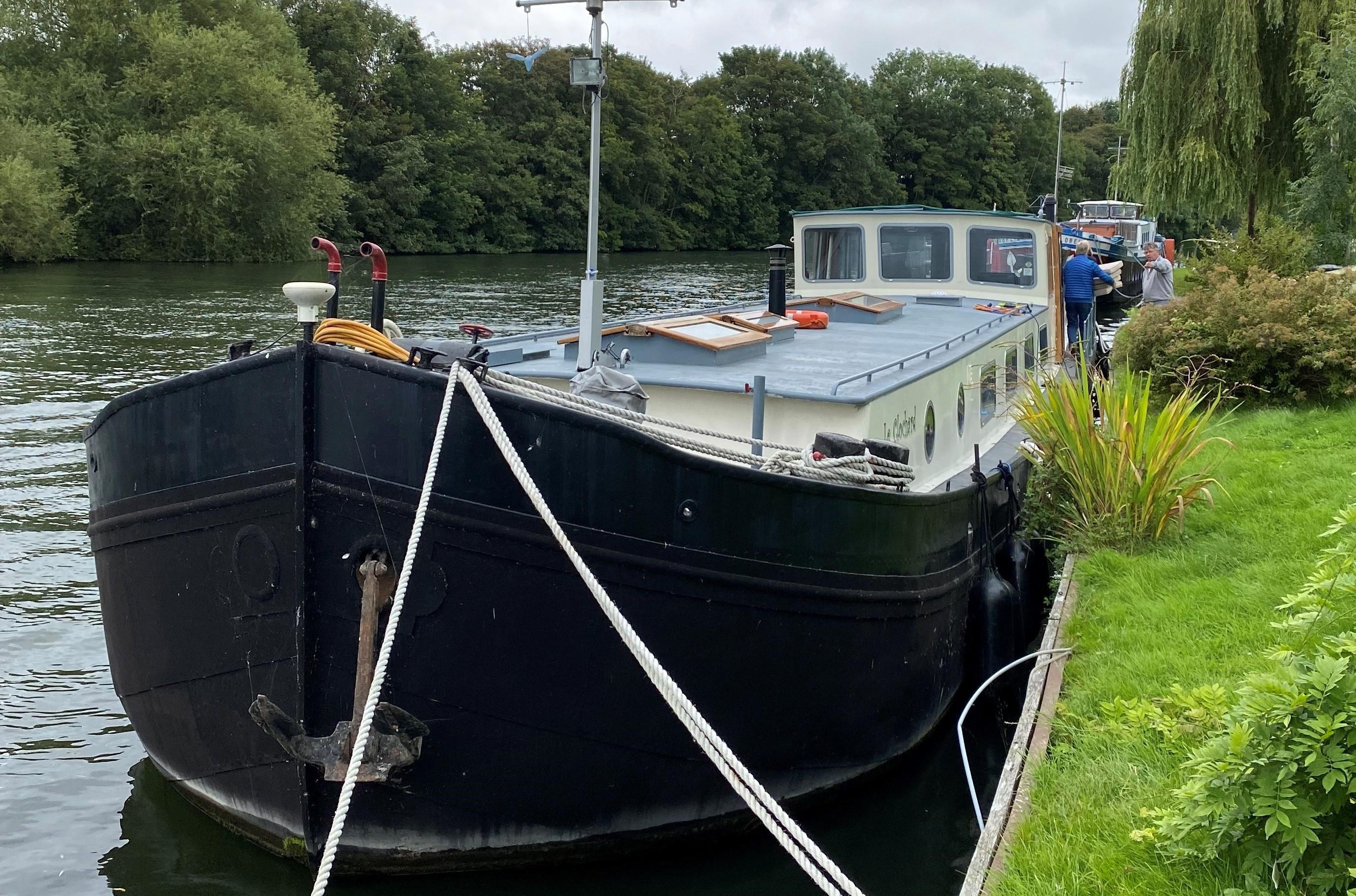 Dutch Barge 24M Steilsteven 1929 for sale at Bray Marine Sales