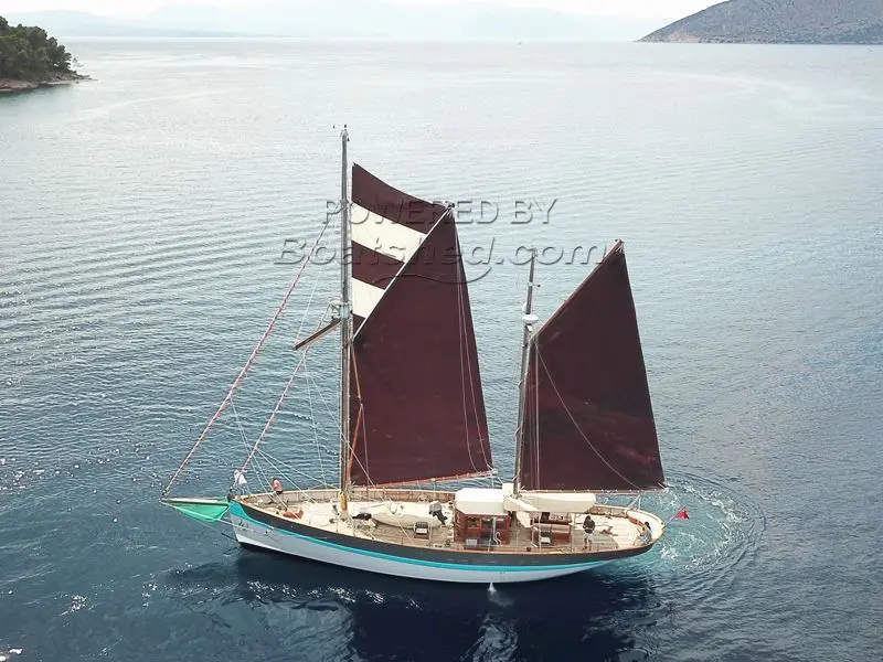 Classic Gaff Rigged Ketch Boat For Sale - Waa2