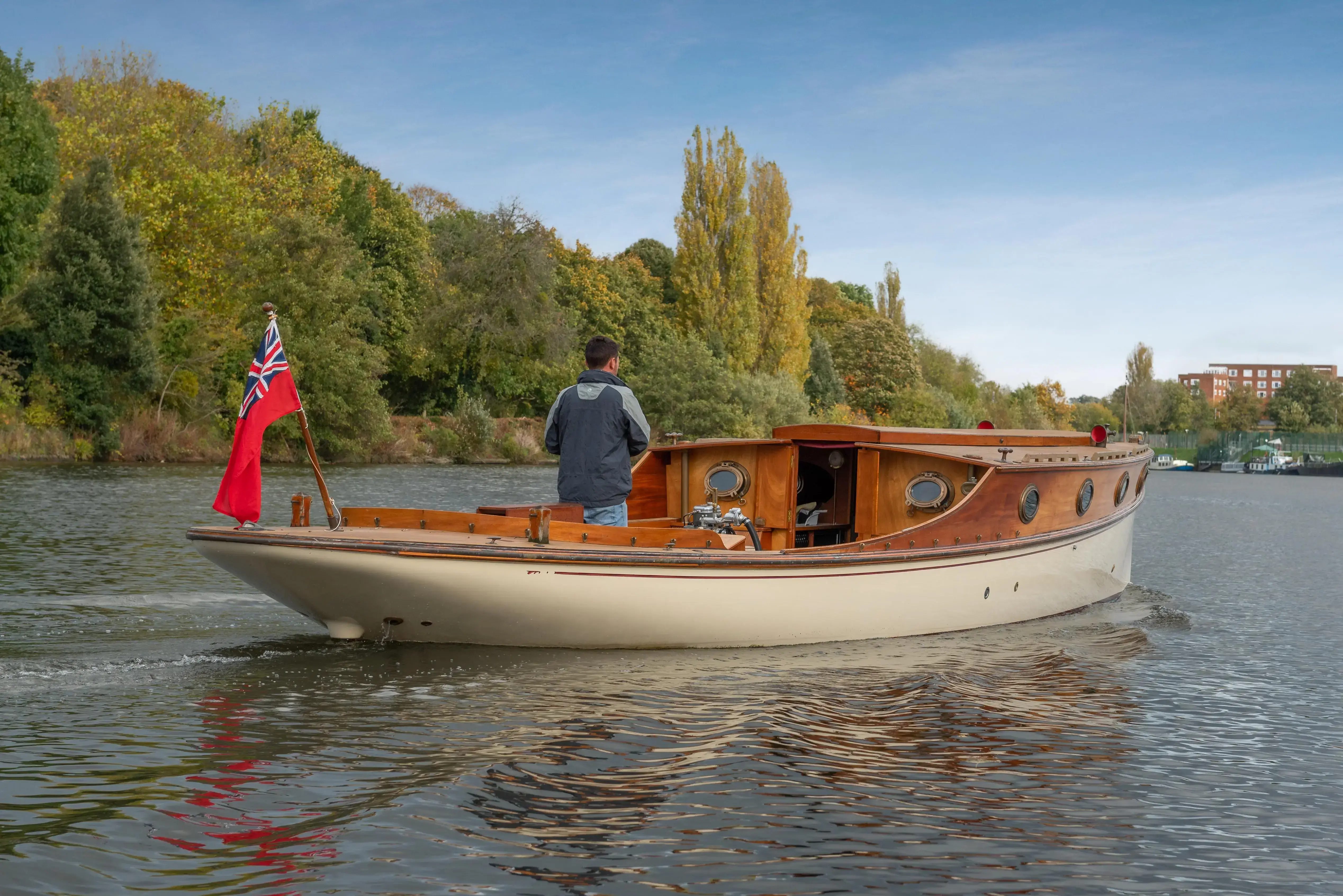 Classic 1930s Motor Launch Boat For Sale - Waa2