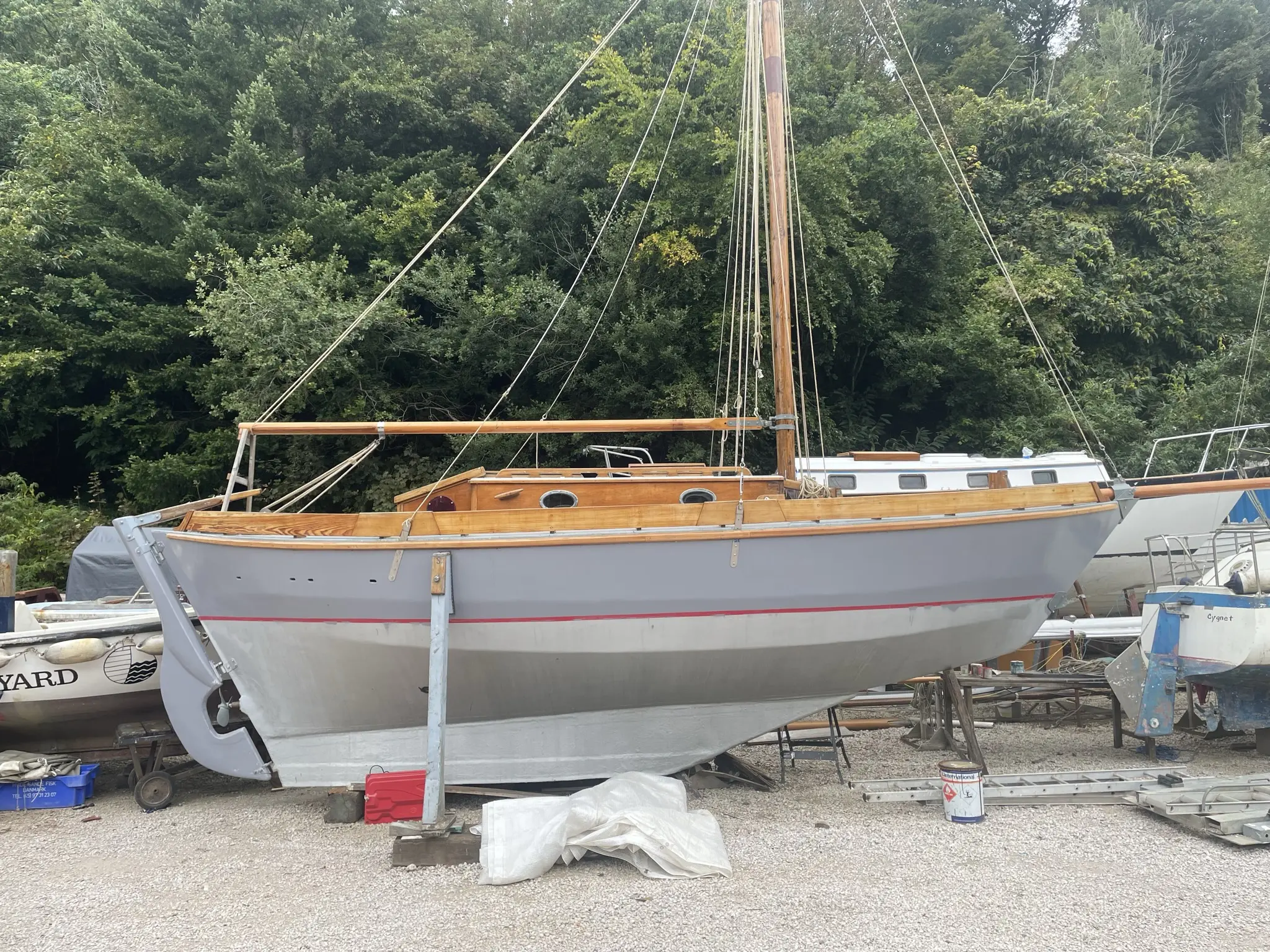 Classic Gaff Cutter Boat For Sale - Waa2